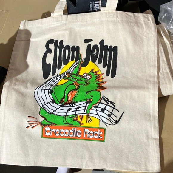 Bags | Elton John Crocodile Rock Tote Bag | Poshmark